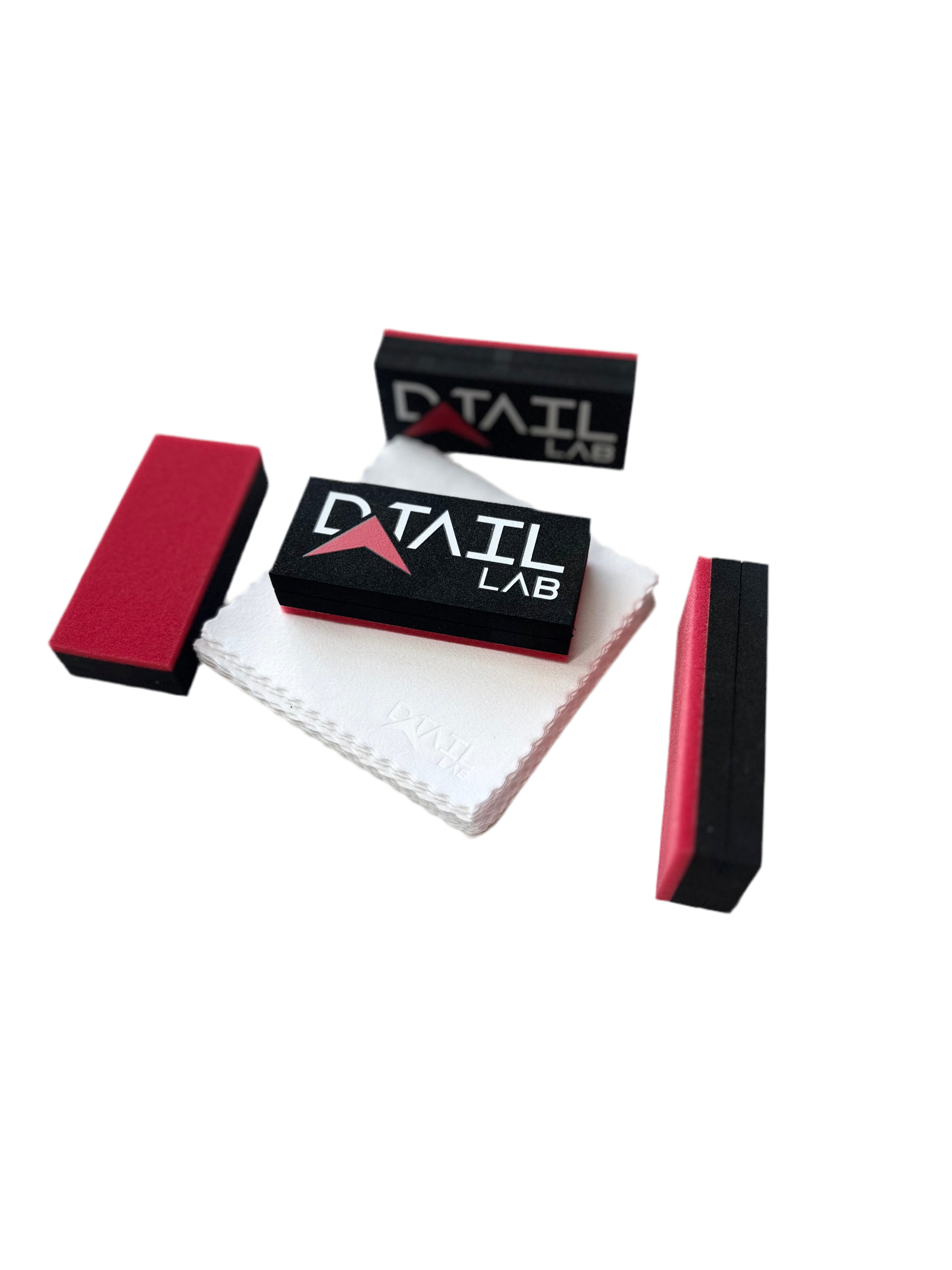 D-TAIL LAB Ceramic Coating Applicator Block with Micro-Suede Swatch